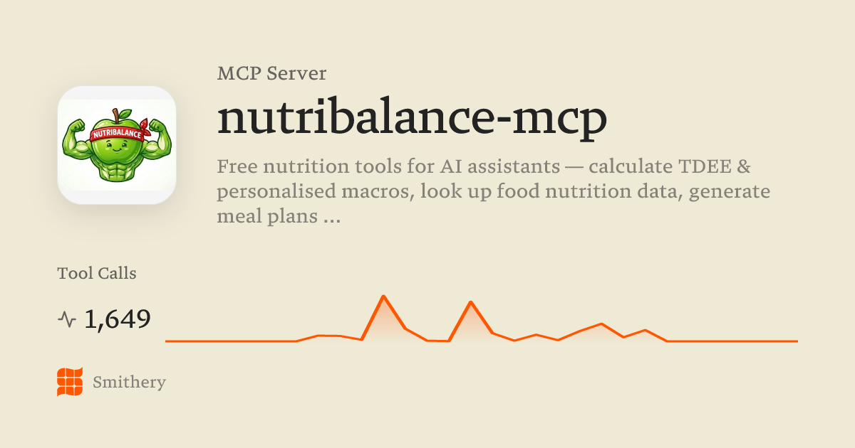 nutribalance-mcp - MCP | Smithery