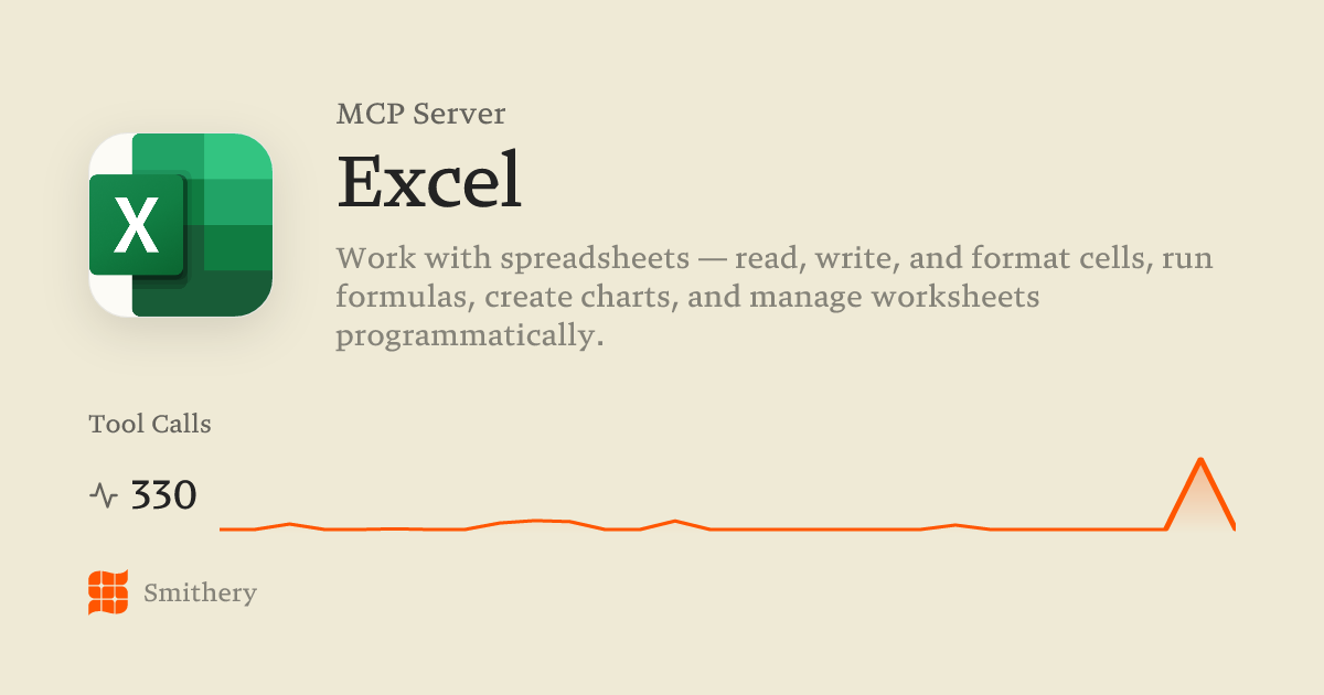 Excel - MCP | Smithery