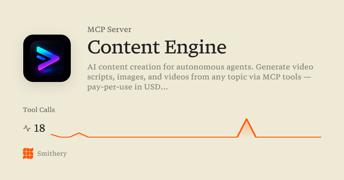 Content Engine - MCP | Smithery
