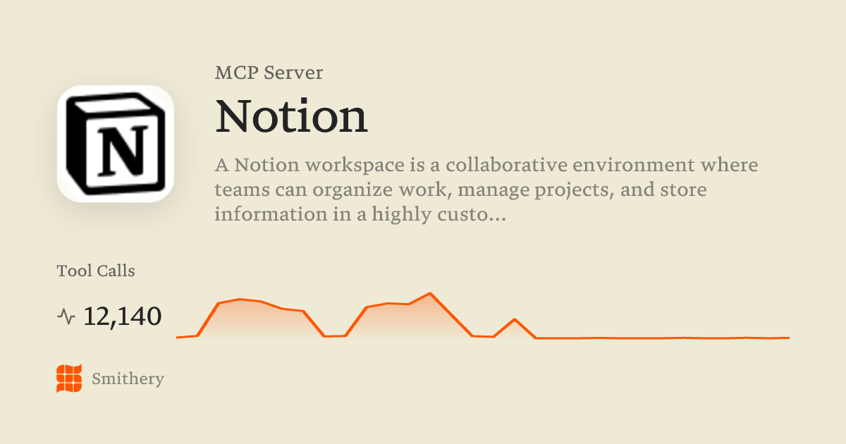 Notion - MCP | Smithery