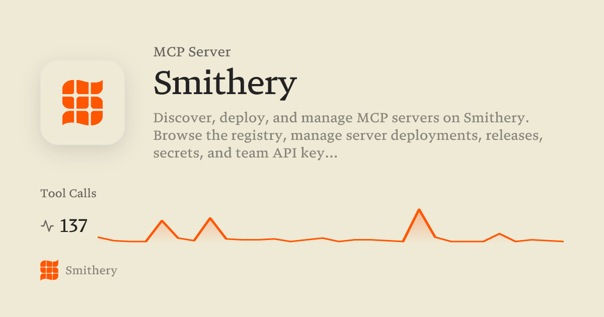 Smithery - MCP | Smithery