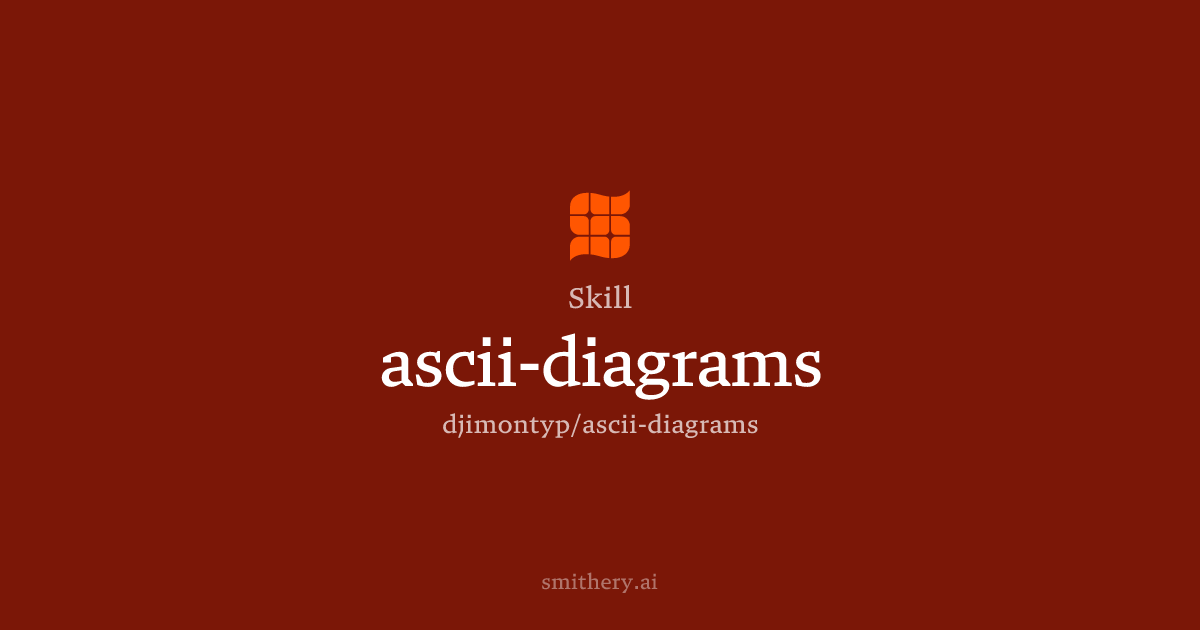 ascii-diagrams - Skill | Smithery