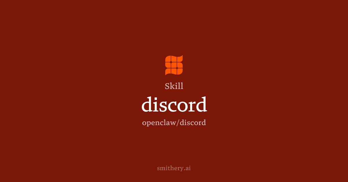 discord - Skill | Smithery